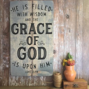 Filled with Wisdom Sign | NeatoStuff.com